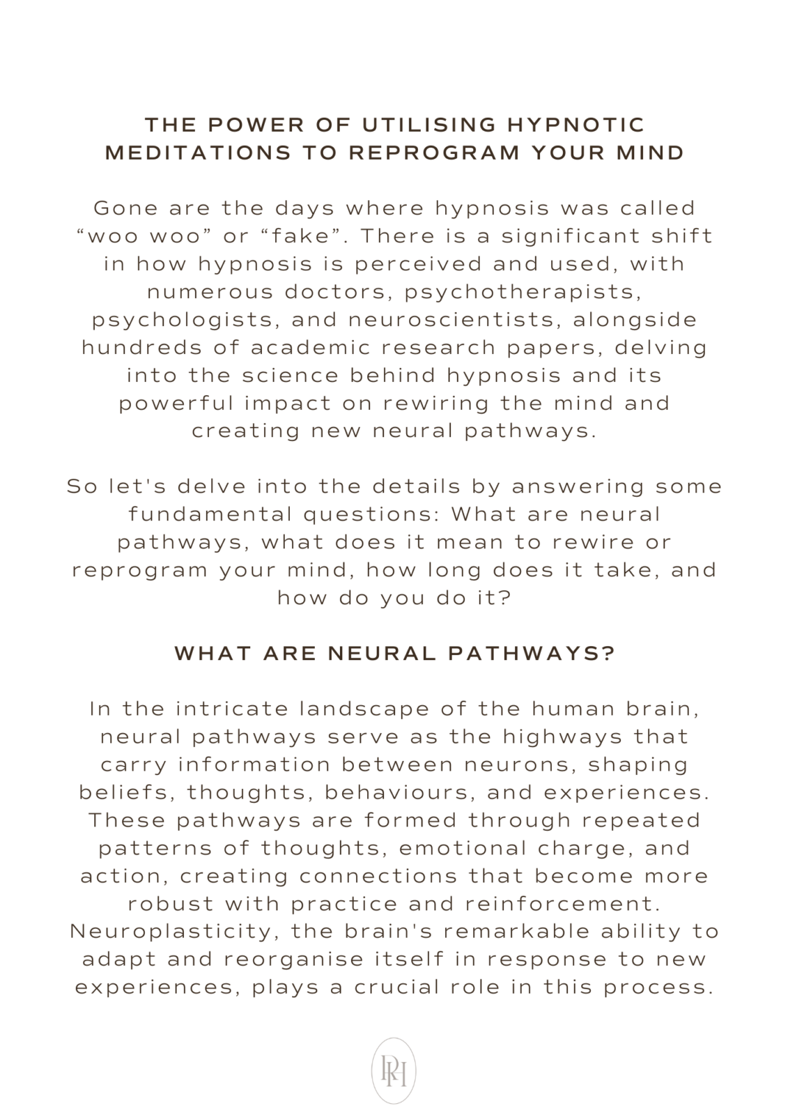 What is a hypnotic meditation? | ritualhaus.com.au