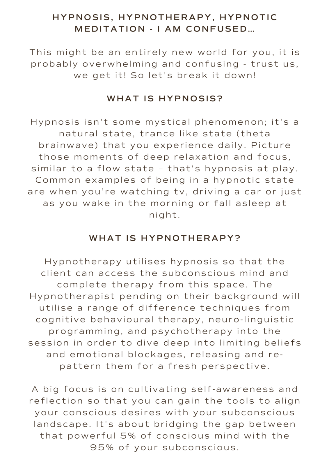 What is a hypnotic meditation? | ritualhaus.com.au